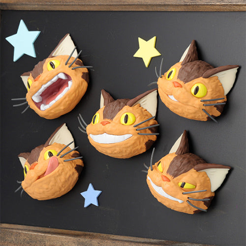 STUDIO GHIBLI MY NEIGHBOR TOTORO CATBUS FACE MAGNETS BLIND BOX – Atom ...